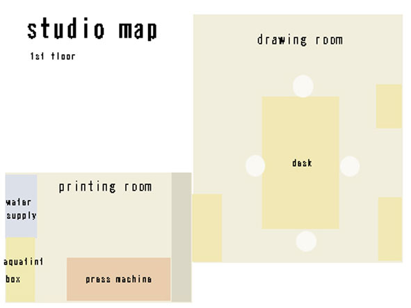 Intaglio Printing studio, we have the workshop of the etching ...